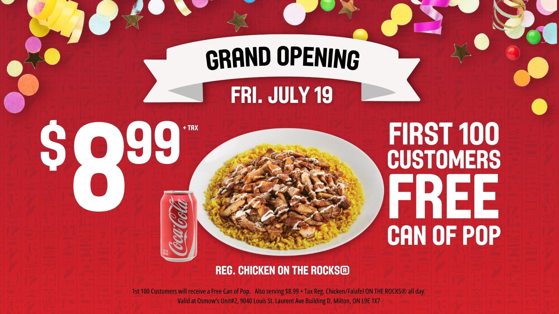 Milton – 9040 Louis St-Laurent Ave - Osmow's Shawarma